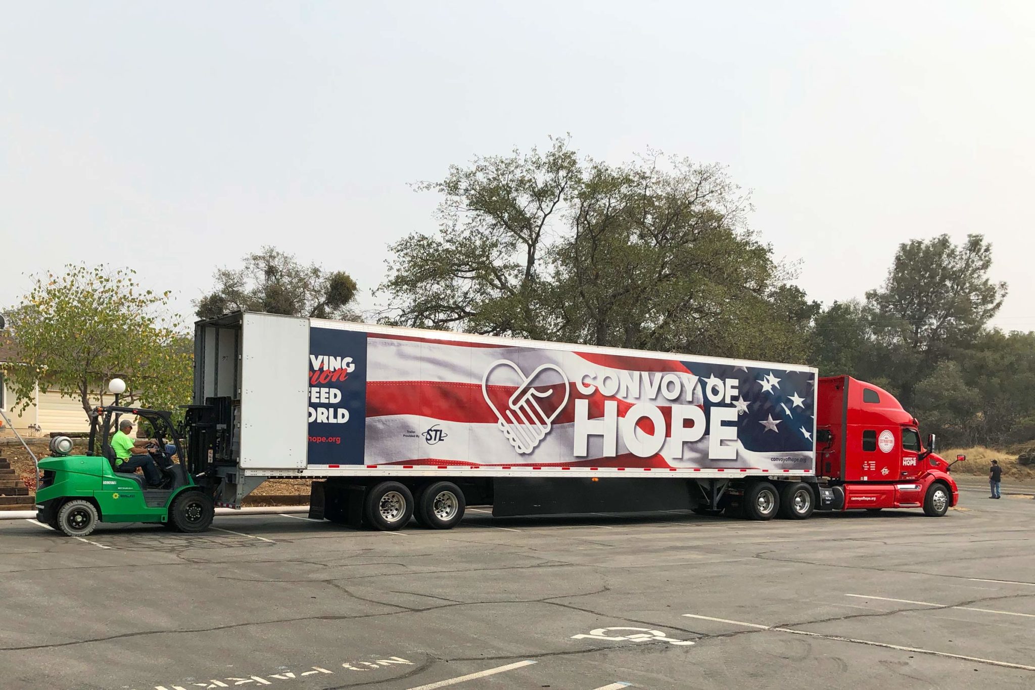 Convoy of Hope Responds to West Coast Fires