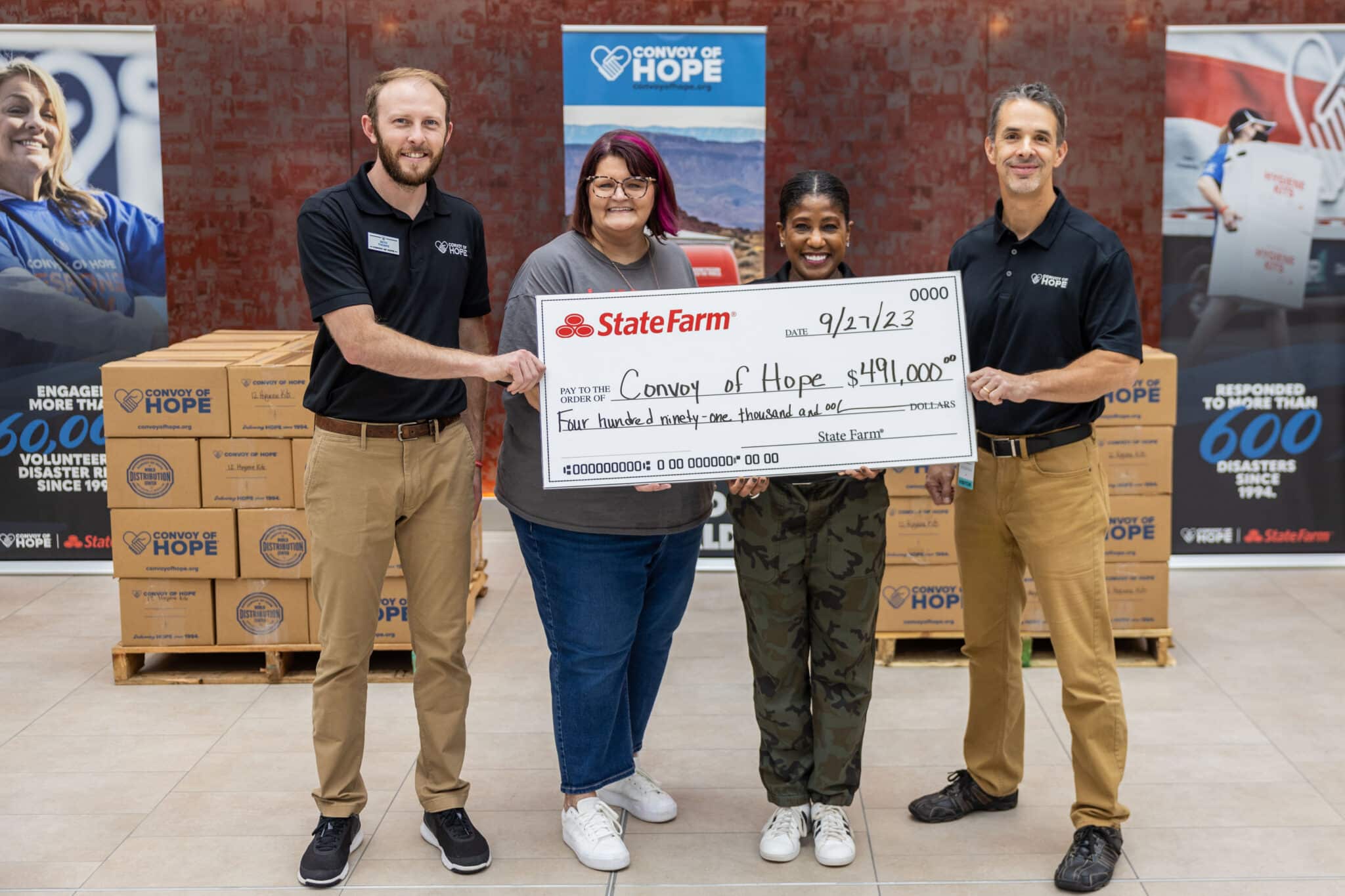 State Farm® Donates Nearly $500,000 to Convoy of Hope’s U.S. Disaster ...