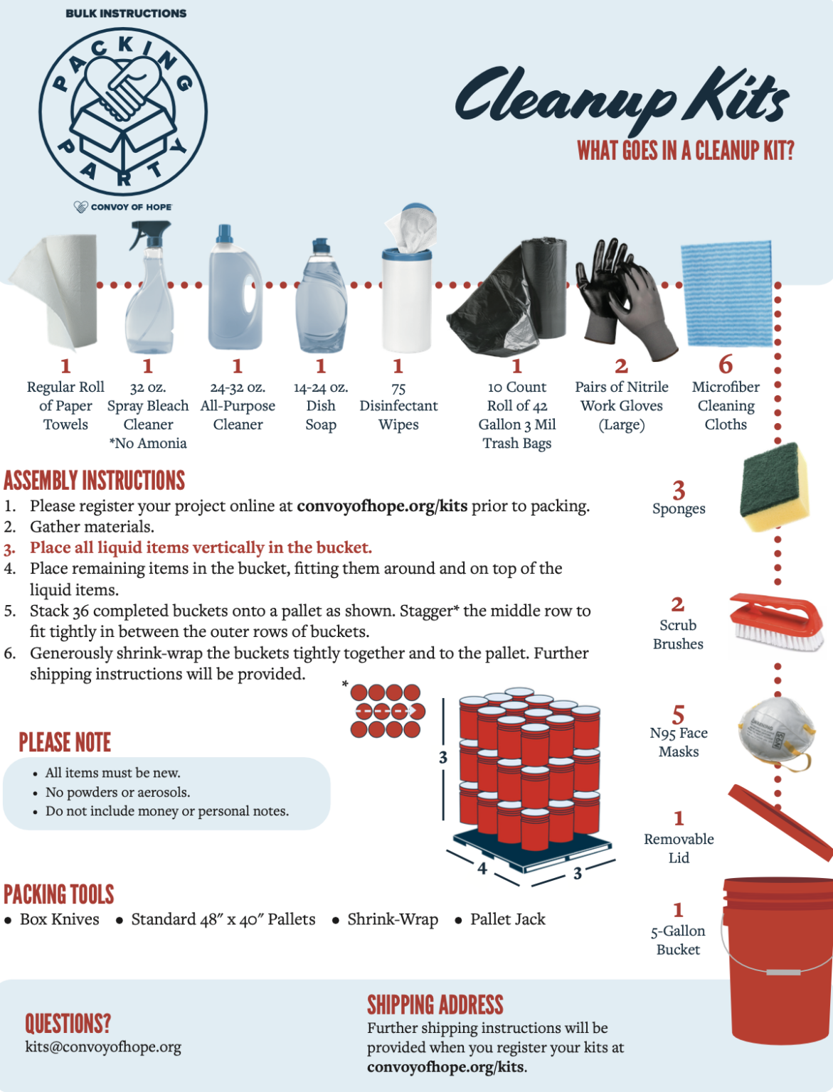 Build a Kit | Volunteer | Get Involved | Convoy of Hope